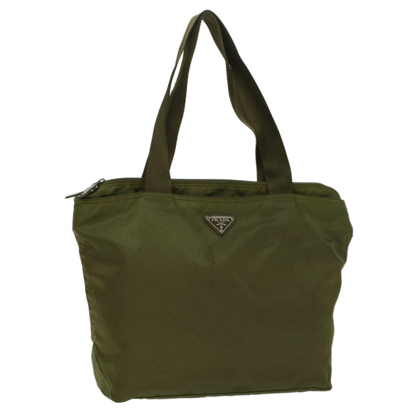 Prada | Bags | Prada Shoulder Bag Nylon Khaki Auth Cl686 | Poshmark
